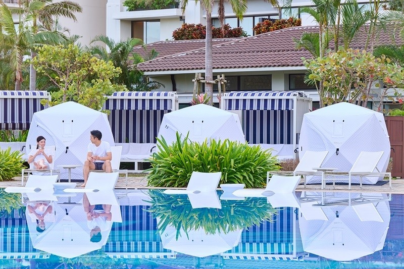 Heavenly Tent Sauna | Activities | Halekulani Okinawa | Luxury Resort ...